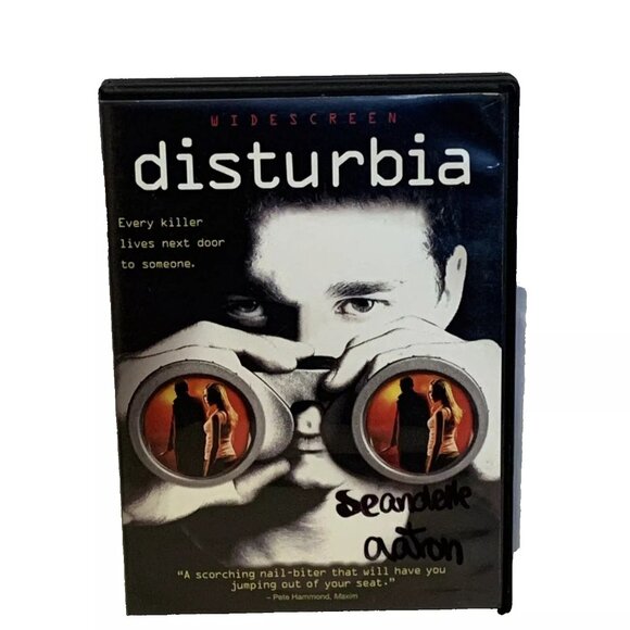 Dreamworks | Media | Disturbia Dvd 207 Widescreen Sensormatic Shia ...